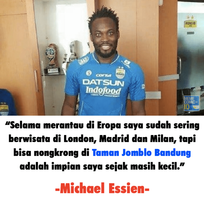 Kumpulan Meme Essien Gabung Persib Bandung Yang Lucu Abis - Dafunda.com