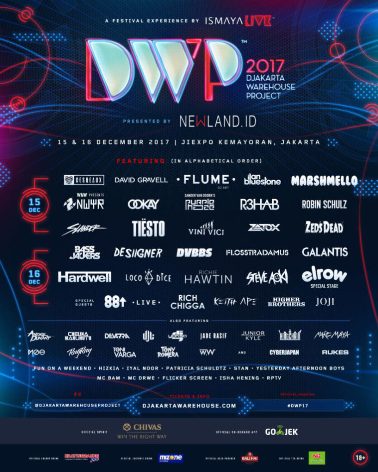 Ini Dia Daftar Lengkap Lineup DWP (Djakarta Warehouse Project) 2017 ...