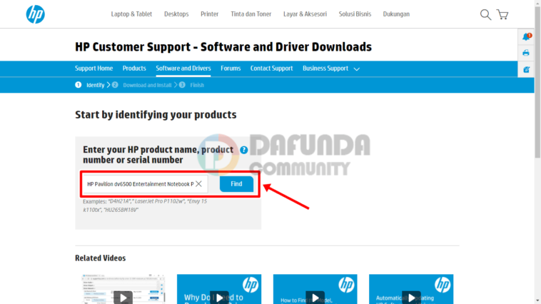 Cara Download dan Install Driver Laptop HP Model Apa saja - Dafunda.com
