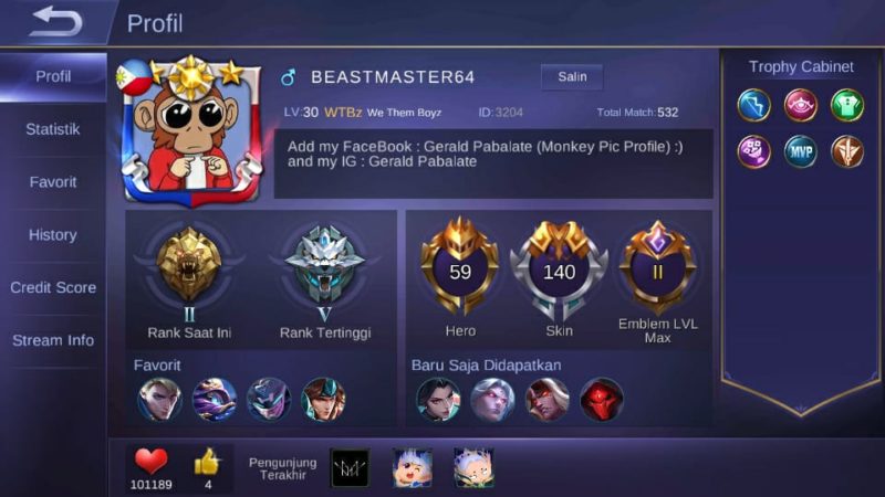 10 Sultan Mobile Legends yang Lebih Hebat dari JessNoLimit - Dafunda.com