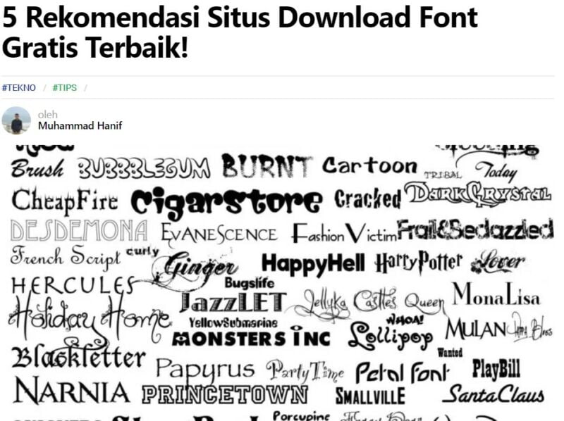 Cara Install Font di Laptop, Berbagai Macam Font Bisa! - Dafunda.com