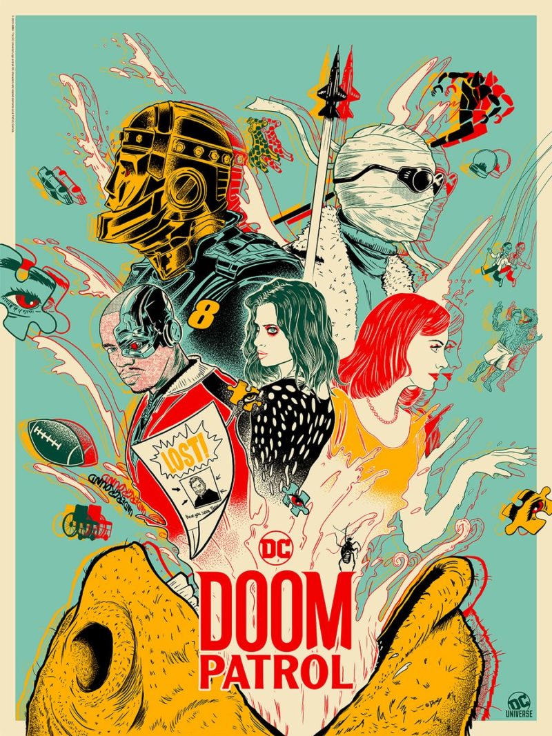 Doom Patrol Dapatkan Ekslusif Poster Wondercon Yang Indah - Dafunda.com