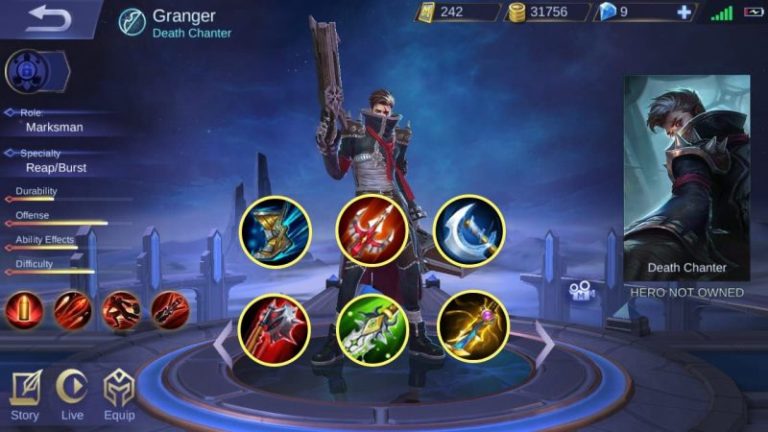 Build Granger Mobile Legends, Sampai 5000+ Damage - Dafunda.com