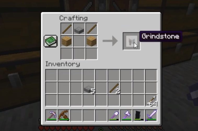 Cara Membuat Grindstone di Minecraft - Dafunda.com
