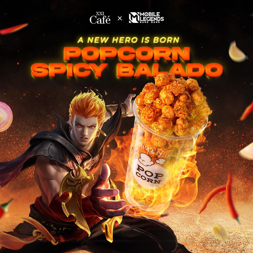 Cinema XXI Kolaborasi Dengan Mobile Legends Hadirkan Popcorn Spicy ...