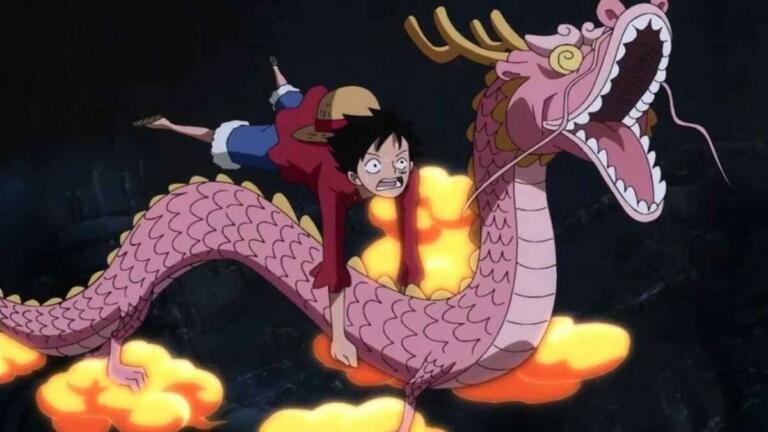 Luffy dan Momo Kembali Bergerak, Manga One Piece 1023 - Dafunda.com