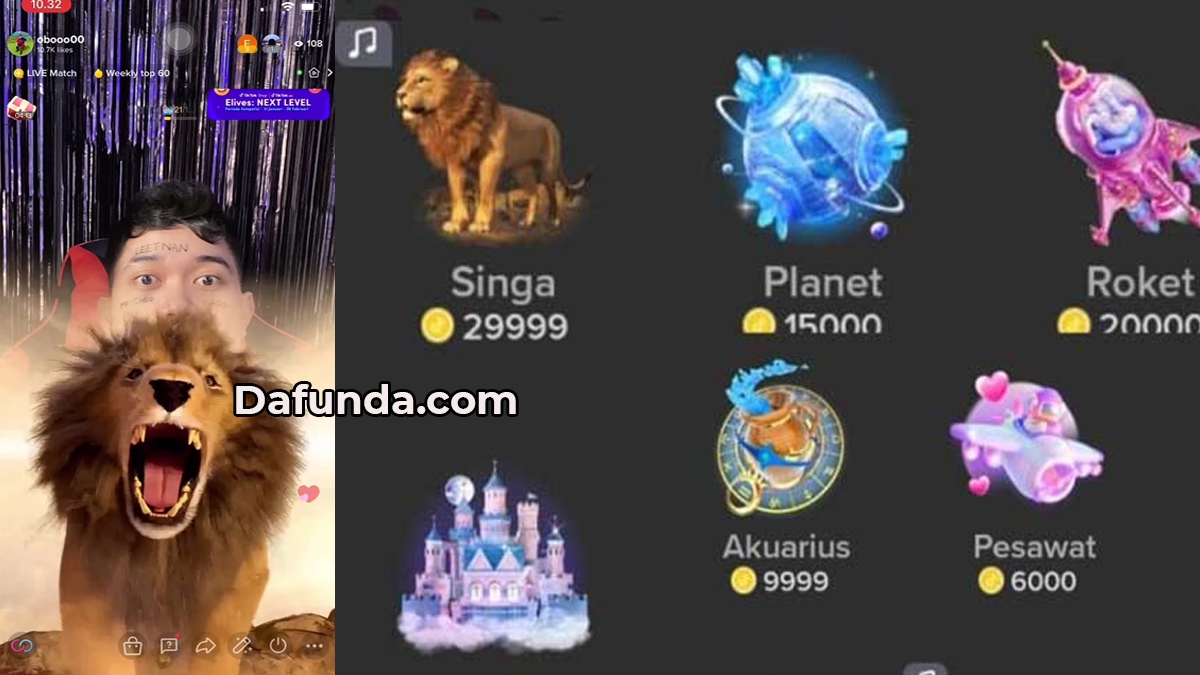 Gif Singa di TikTok Berapa Harganya? Ini Dia Jawabannya! - Dafunda.com