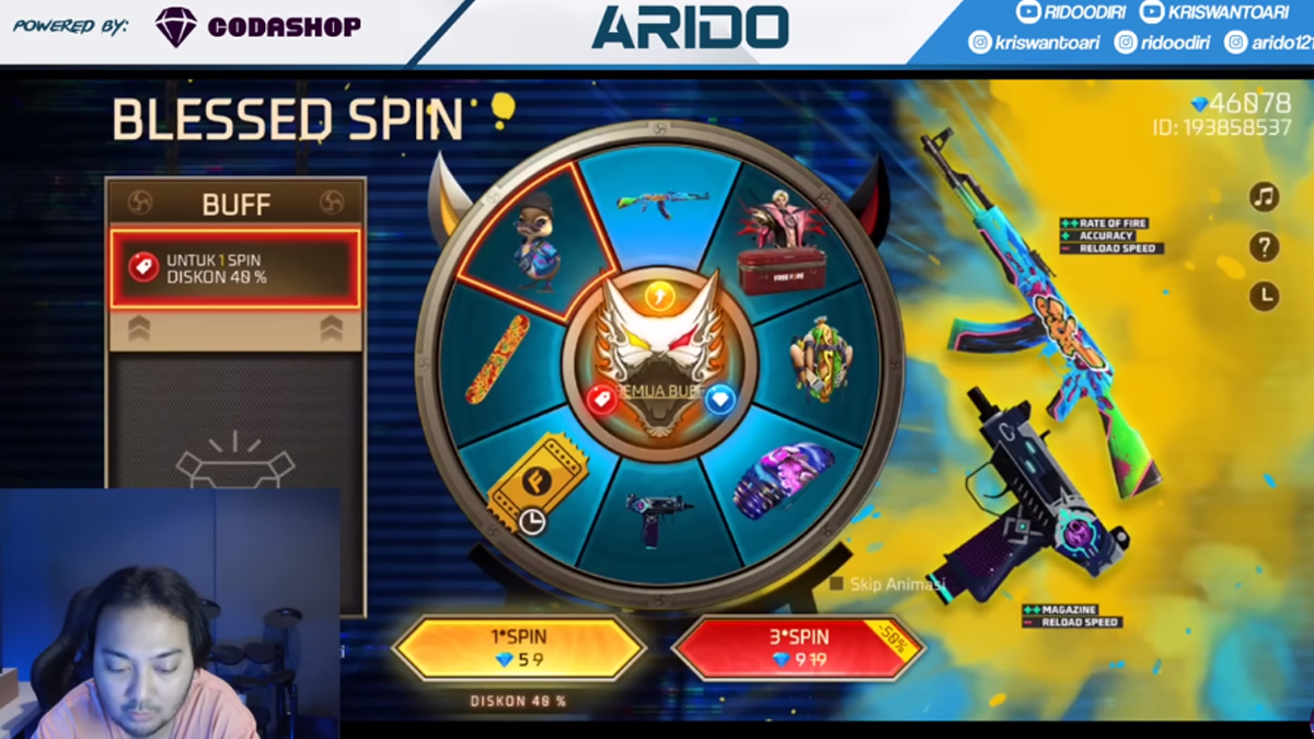 Event Blessed Spin FF Segera Hadir, Bawa Banyak Hadiah Keren! - Dafunda.com