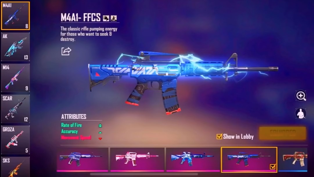 5 Rekomendasi Skin FF Senjata Terbaik - Dafunda.com