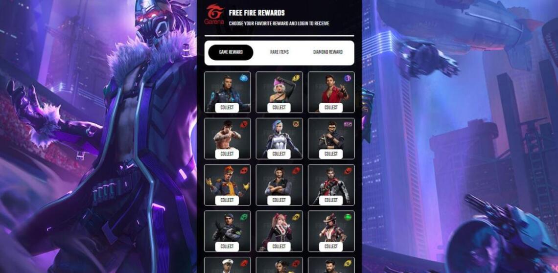 Free Fire Space Skin, Situs Baru Buat Dapatkan Skin FF Gratis ...