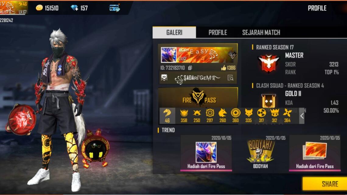 100+ Gambar Akun FF Season Sekarang 2024 - Dafunda.com