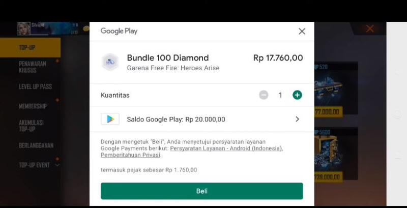 Cara Top Up Free Fire (FF) di Dana 2023 - Dafunda.com