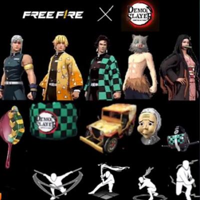 Bocoran Kolaborasi FF x Demon Slayer, Ada Apa Aja? - Dafunda.com