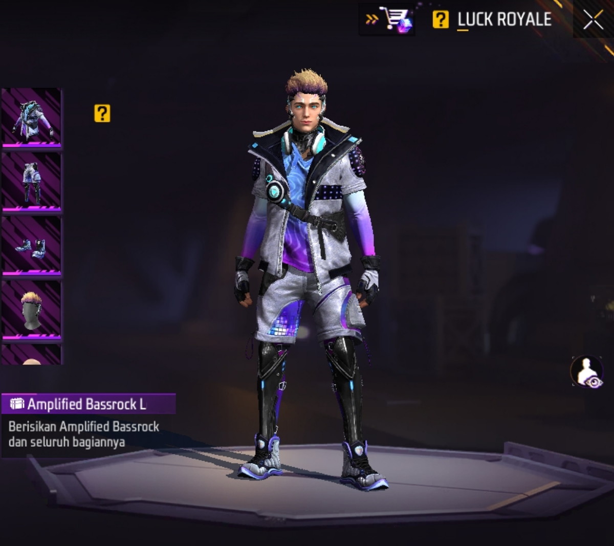 Tips Mendapatkan Bundle FF Amplified Bassrock - Dafunda.com