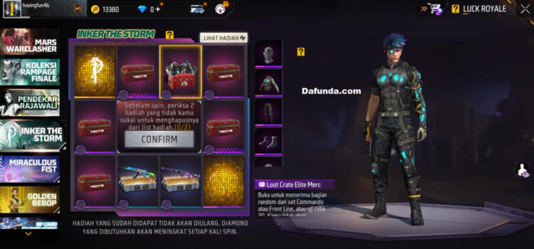 Tips Mendapatkan Bundle FF Commando Free Fire - Dafunda.com