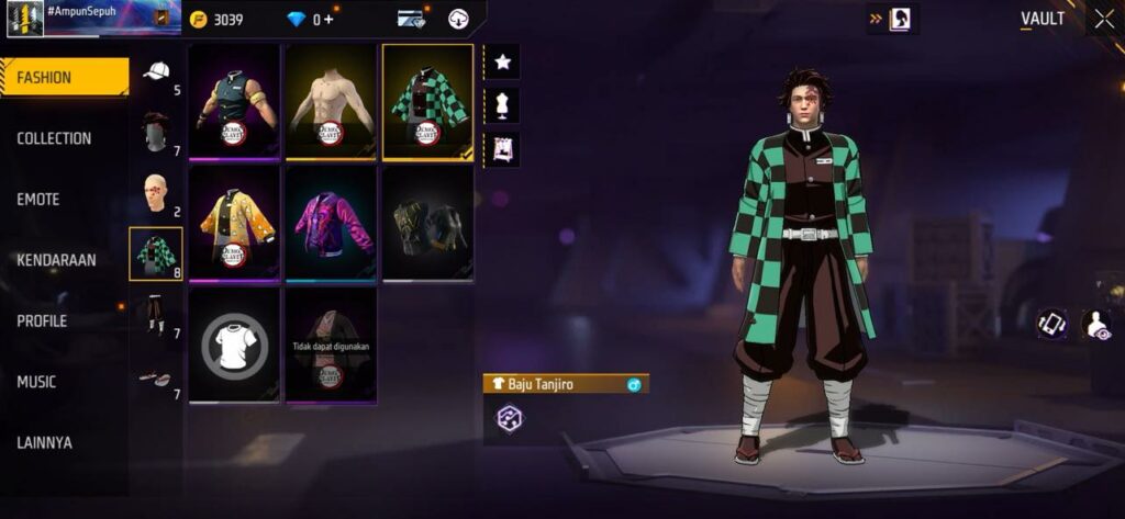 Inilah Detail Kolaborasi Free Fire x Demon Slayer! - Dafunda.com