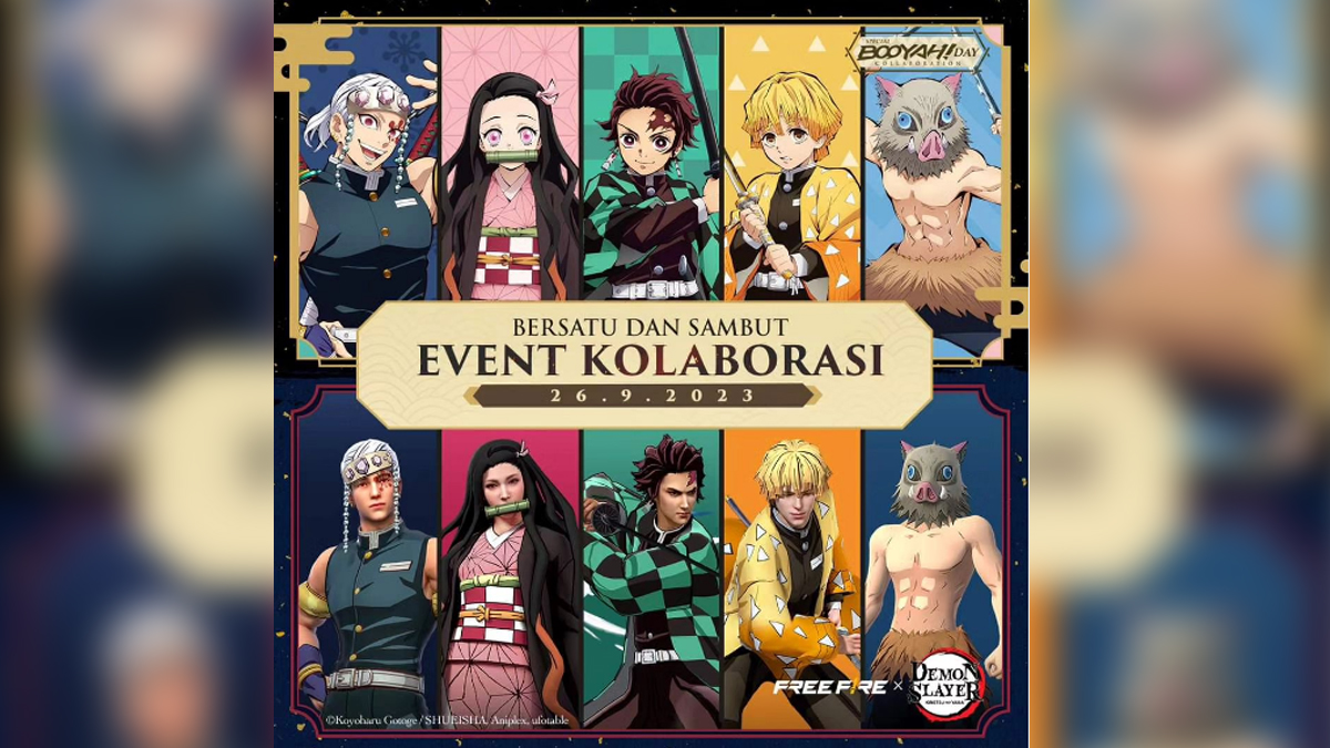 Inilah Tanggal Rilis Event Kolaborasi FF x Demon Slayer! - Dafunda.com