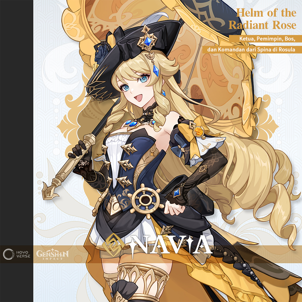 Rekomendasi Build Navia Genshin Impact Terbaik - Dafunda.com