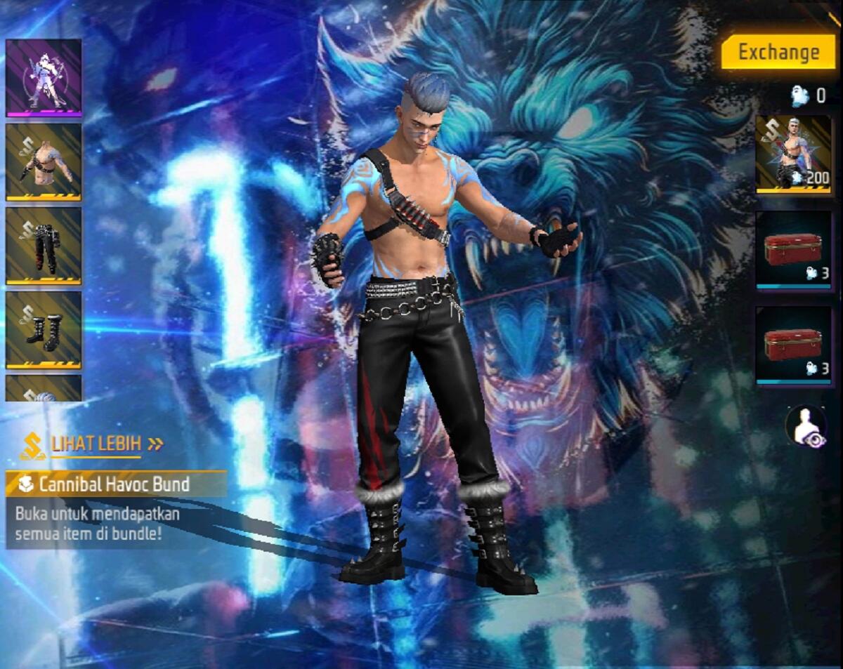 Tips Mendapatkan Free Fire Bundle Cannibal Corpse - Dafunda.com