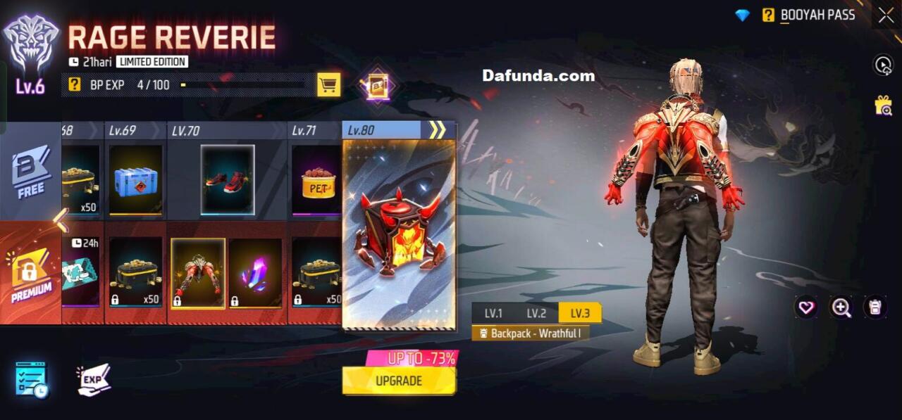Tips Mendapatkan Tas Backpack Wrathful Holder Free Fire - Dafunda.com