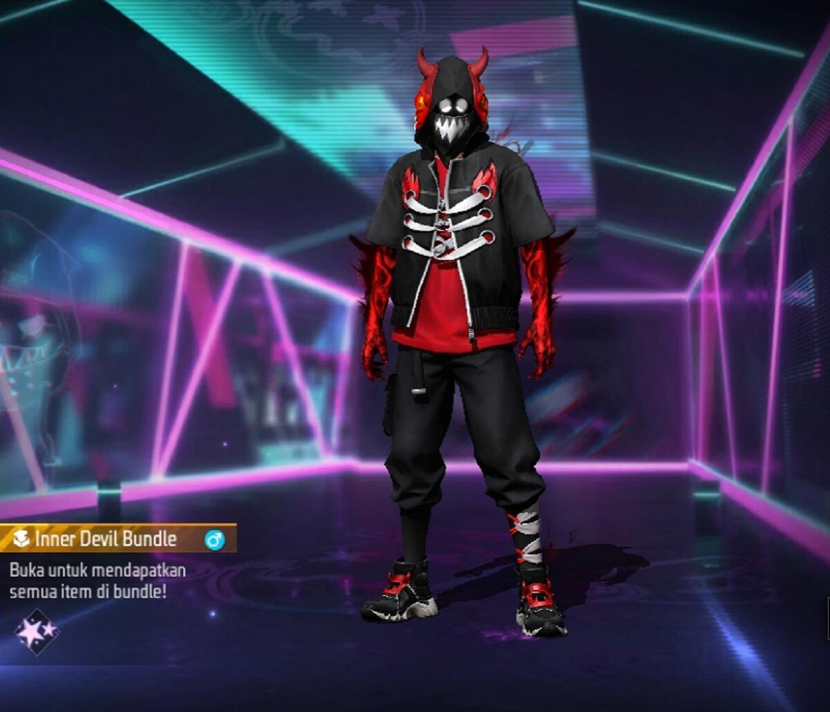 Free Fire Bundle Inner Devil, Berapa Jumlah Token Exchange? - Dafunda.com