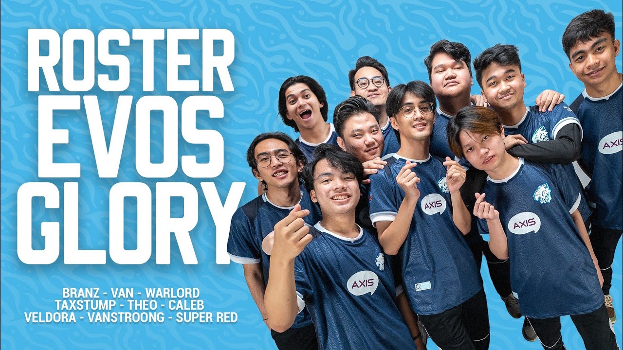 Official Roster EVOS Glory MPL Season 13 - Dafunda.com