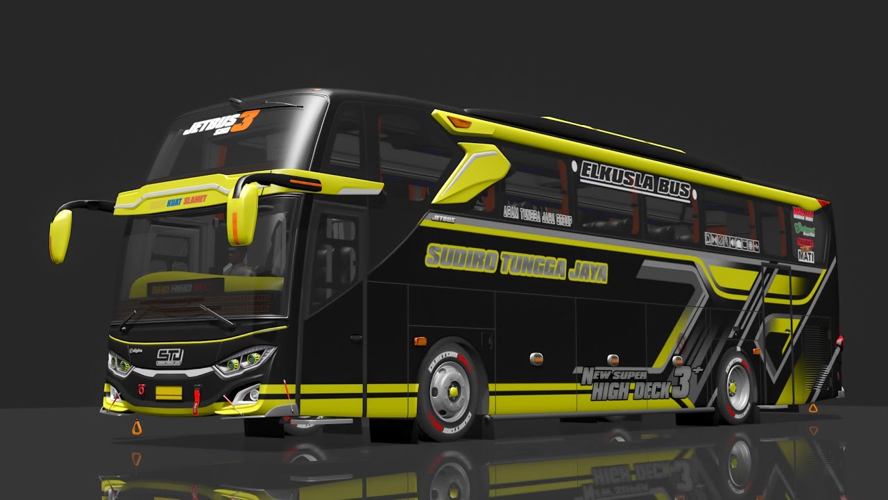70+ Mod Bussid Livery JB3 Terlengkap, Full Strobo, & Pariwisata 2025 ...
