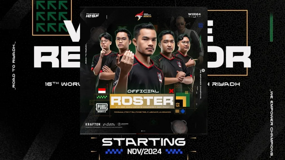 Roster Timnas PUBG Mobile Indonesia IESF WEC 2024 - Dafunda.com