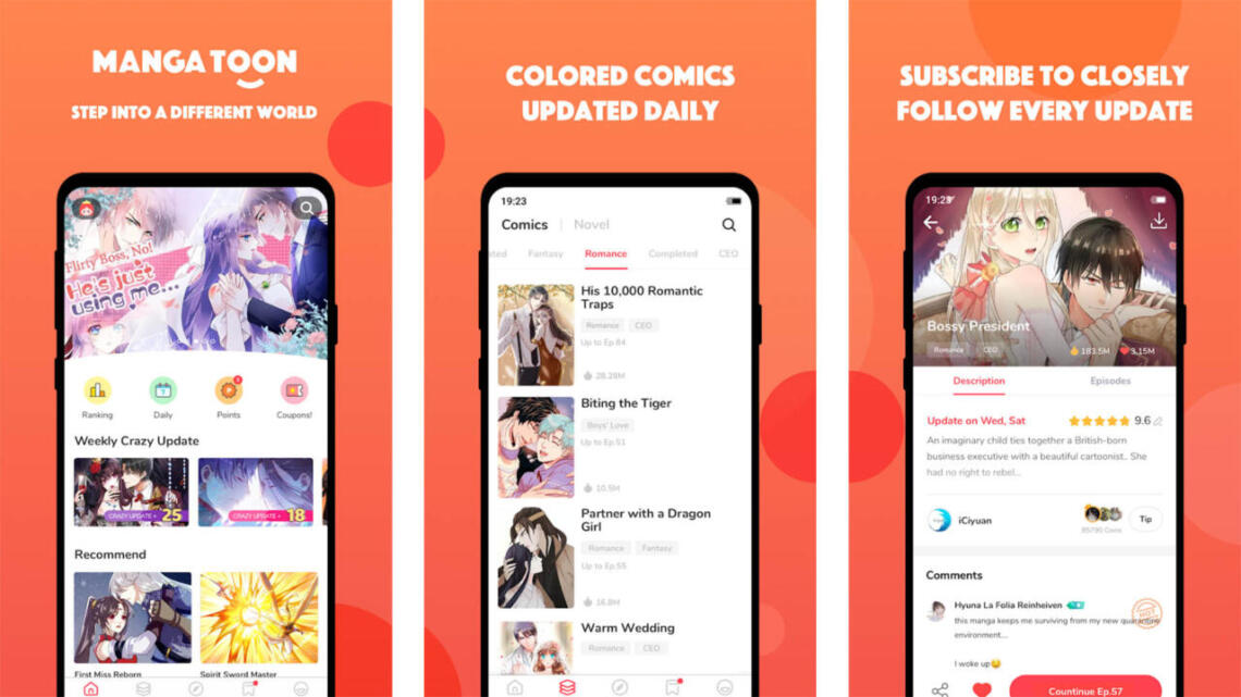7 Recommended Free and Legal Manhwa Comic Apps - Dafunda.com