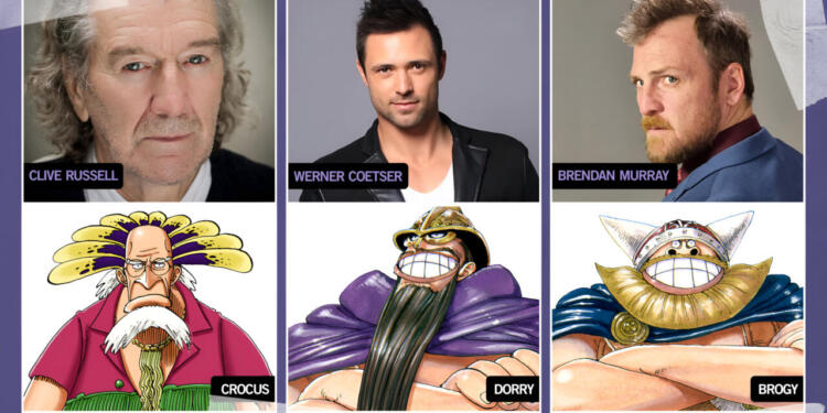 Cast of Dorry Brogy and Crocus for One Piece Season 2 - Dafunda.com