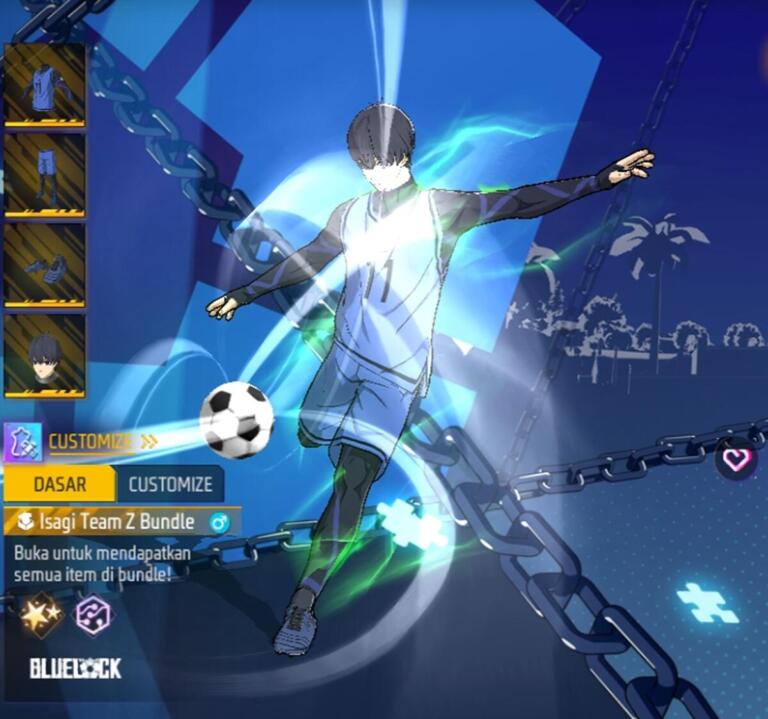 Cara Mendapatkan Bundle Free Fire Isagi Blue Lock - Dafunda.com