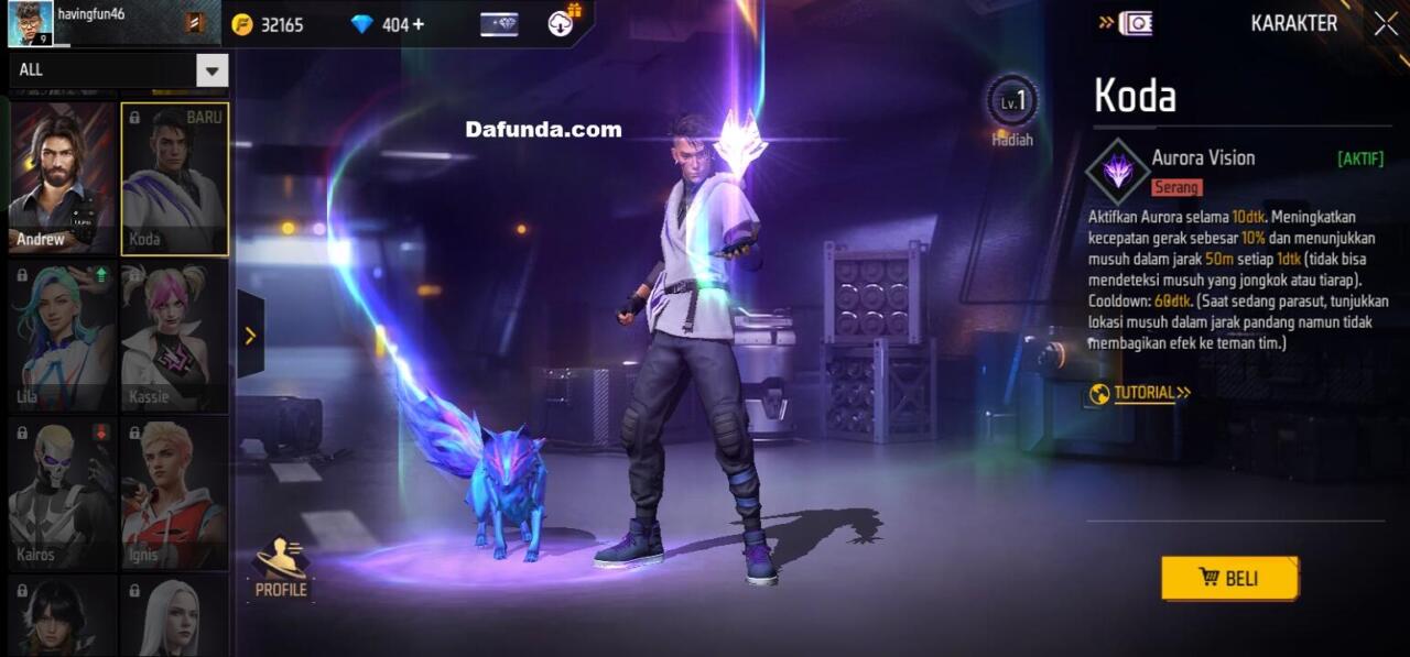 Trik Mendapatkan Karakter Koda Free Fire - Dafunda.com