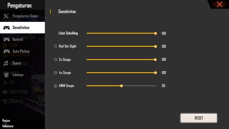 Cara Setting Metadata FF Headshot, Musuh Auto Lobby! - Dafunda.com