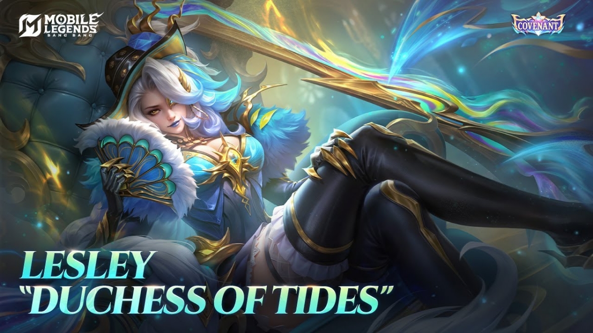 Intip Tampilan Skin Covenant Lesley "Duchess of Tides" ML - Dafunda.com