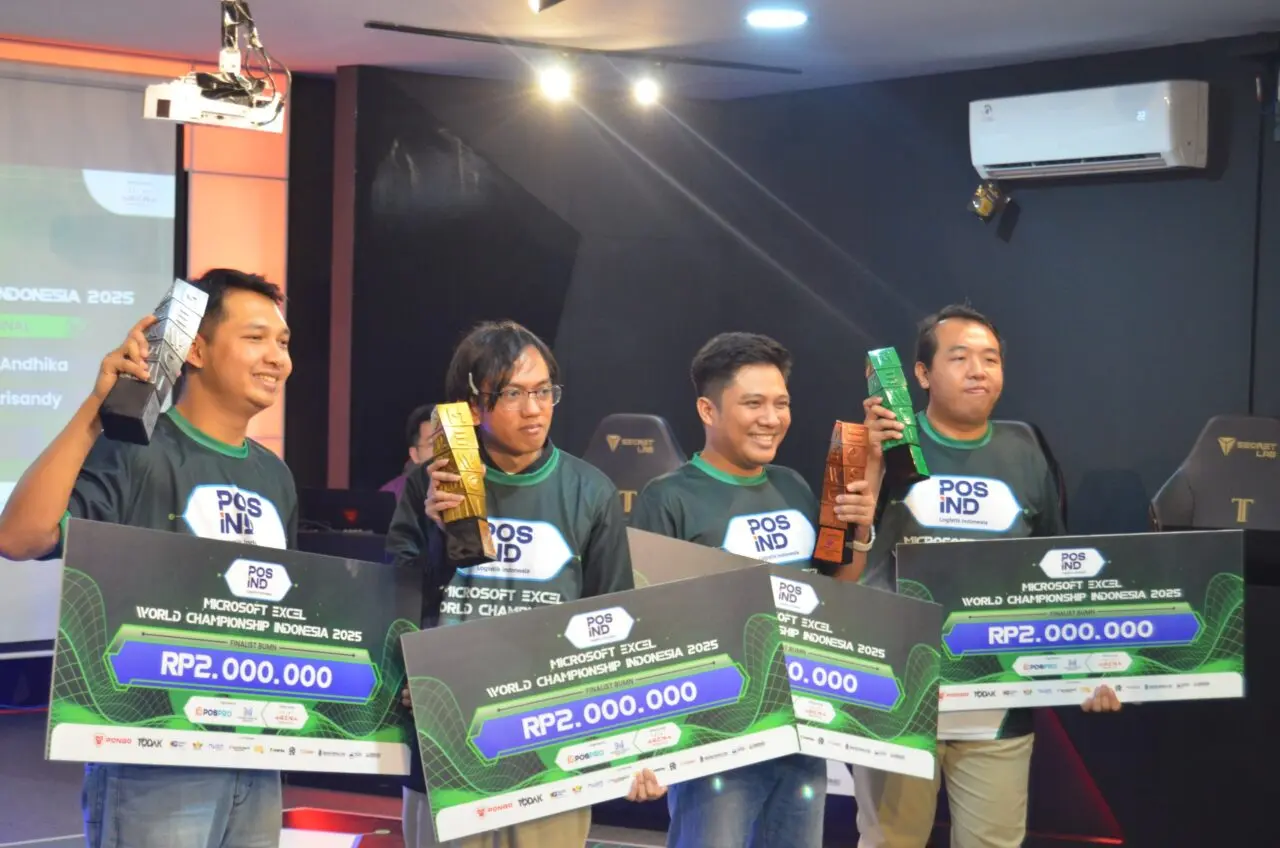 PT Pos Indonesia Sukses Gelar Microsoft Excel World Championship Indonesia 2025 - Dafunda.com