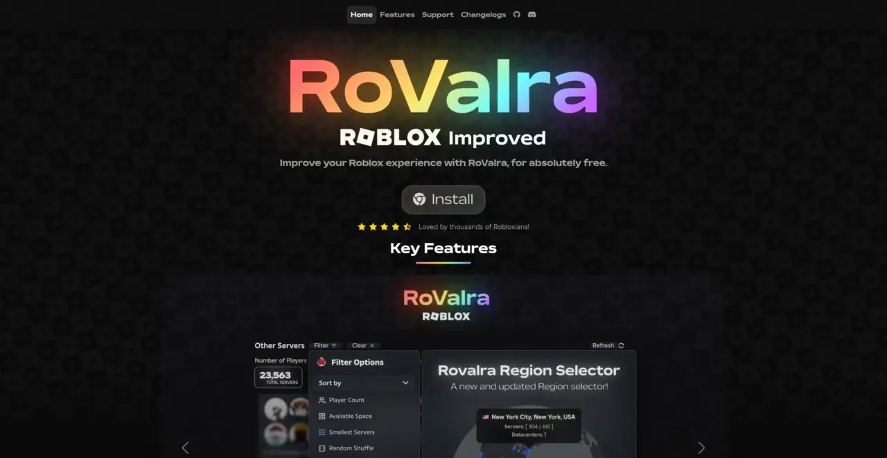 RoValra Extension Roblox: Pengertian, Fitur, Risiko, dan Panduan ...
